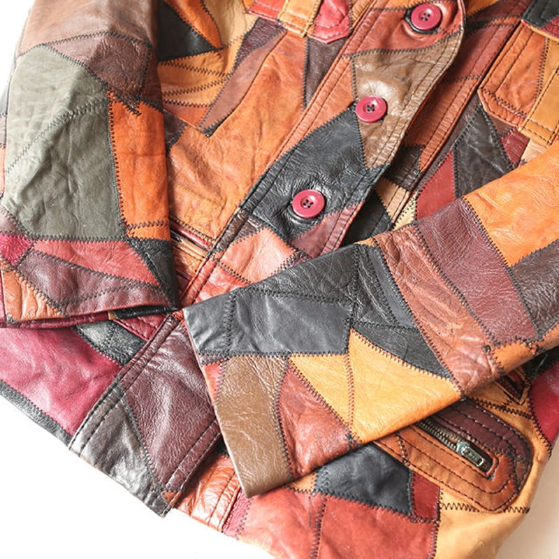 Patchwork Leather Jacket | Strato Patchwork Leather Jacket | Strato