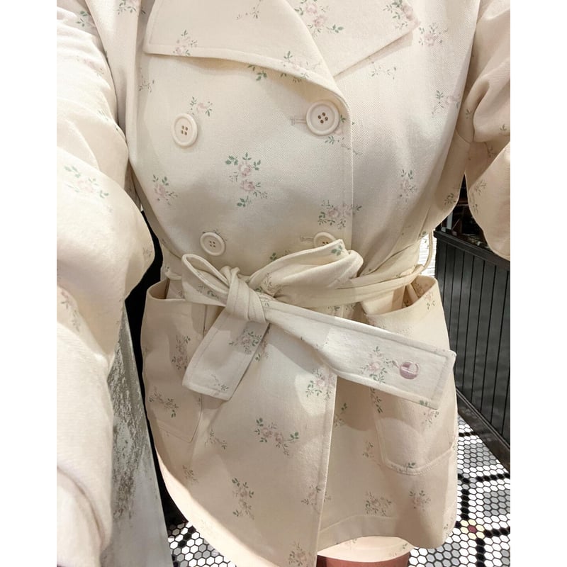 é belt jacket flower | épine é belt jacket flower | épine