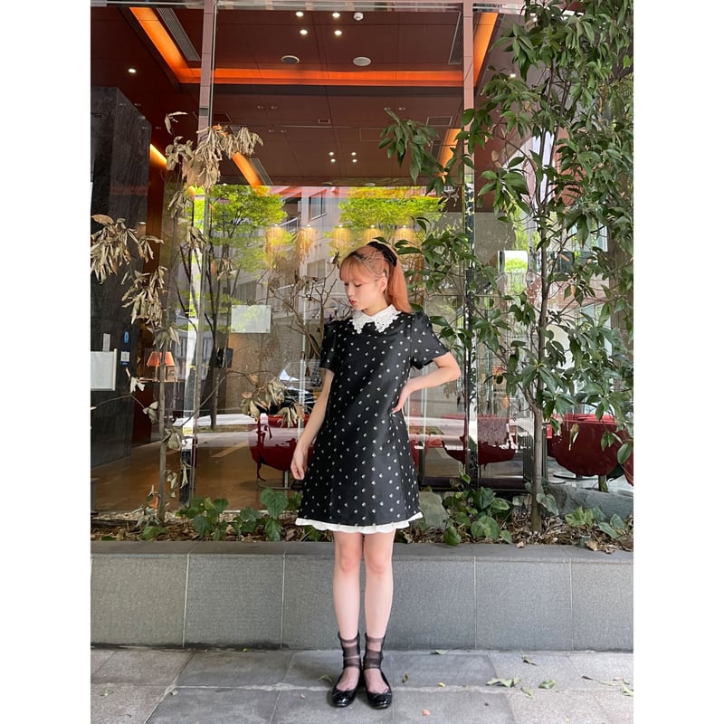 sister jane》Olive Rose Jacquard Mini Dress | é sister jane》Olive Rose Jacquard Mini Dress | é