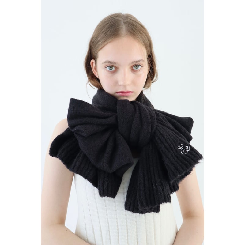 Eé frill knit muffler(4color) | épine Eé frill knit muffler(4color) | épine