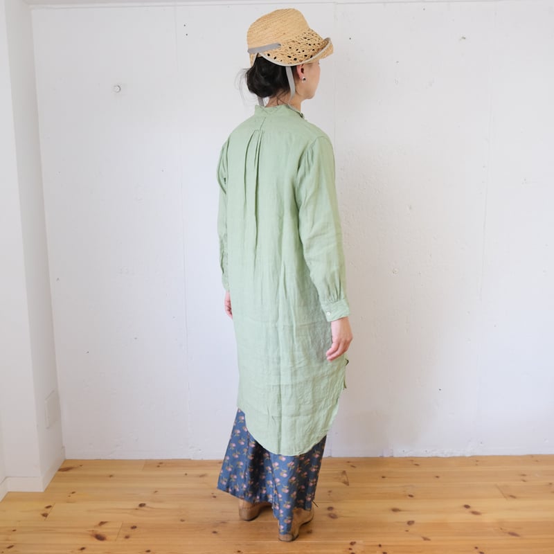 suzuki takayuki (スズキタカユキ) long shirt リネンロング suzuki takayuki (スズキタカユキ) long shirt リネンロング