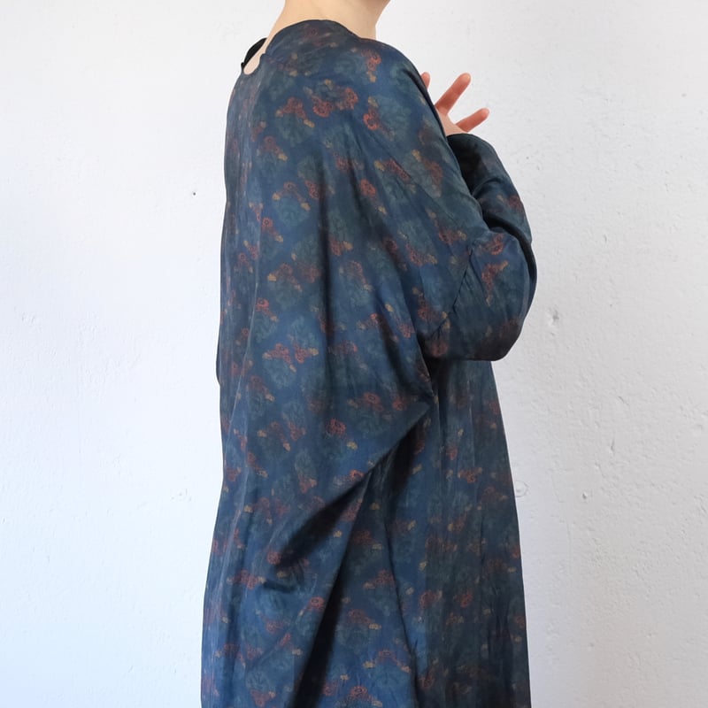 TOWAVASE(トワヴァーズ)Eulalie-dress シルクコットン プリント TOWAVASE(トワヴァーズ)Eulalie-dress シルクコットン プリント