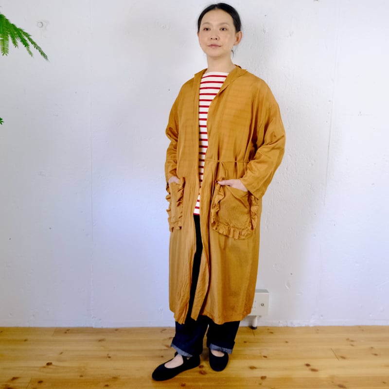 TOWAVASE(トワヴァーズ)Volant silk robe シルク ローブ/renga( TOWAVASE(トワヴァーズ)Volant silk robe シルク ローブ/renga(