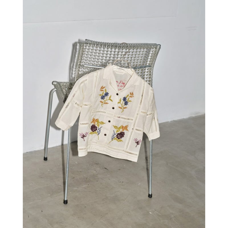 TODAYFUL】Embroidery Patchwork Shirts(KIDS) ※納期 TODAYFUL】Embroidery Patchwork Shirts(KIDS) ※納期