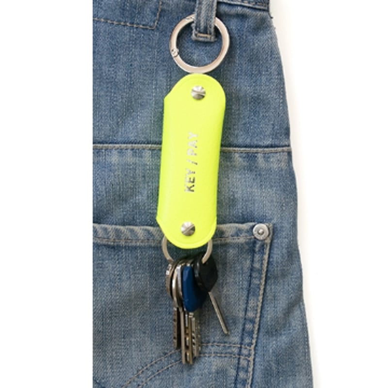 1/2HALF】レザーキーホルダー(蛍光レザー)HA-295 | selectshop 1/2HALF】レザーキーホルダー(蛍光レザー)HA-295 | selectshop