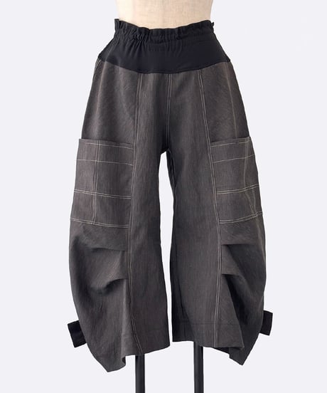 タックタックパンツ・チャコールグレー | Rin web shop