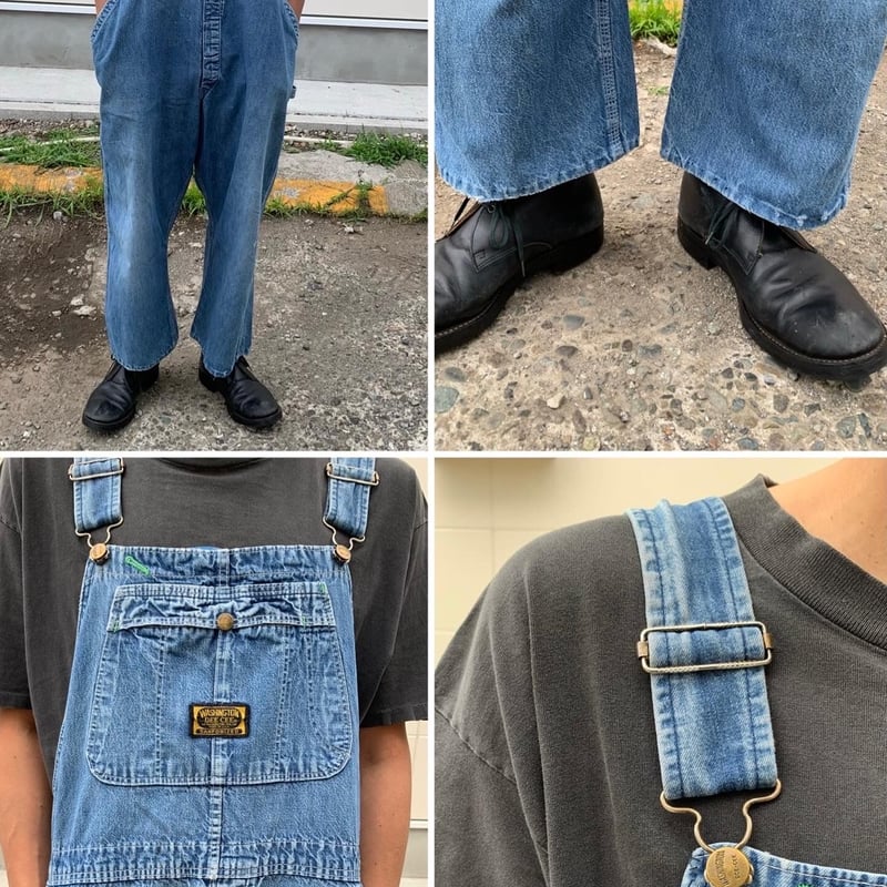 60-70's VINTAGE WASHINGTON DEE CEE DENIM OVERAL 60-70's VINTAGE WASHINGTON DEE CEE DENIM OVERAL