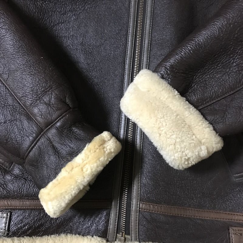 USED】MOUTON B-3 BOMER JACKET MADE BY TEODEM | USED】MOUTON B-3 BOMER JACKET MADE BY TEODEM |