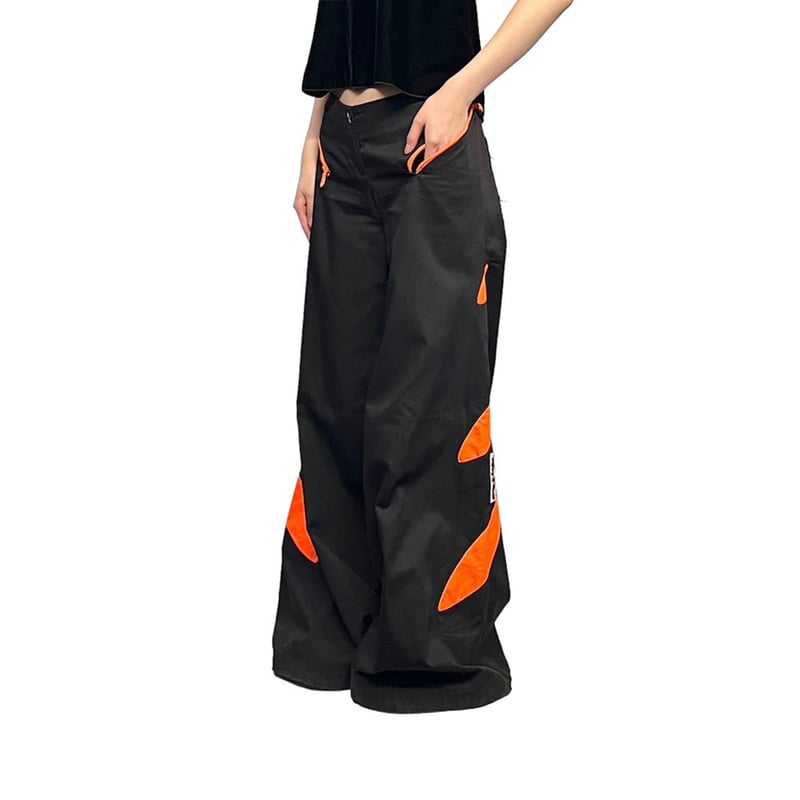 USED】00's RECICLAJE WEAR SUPER FLARE RAVE PANT USED】00's RECICLAJE WEAR SUPER FLARE RAVE PANT