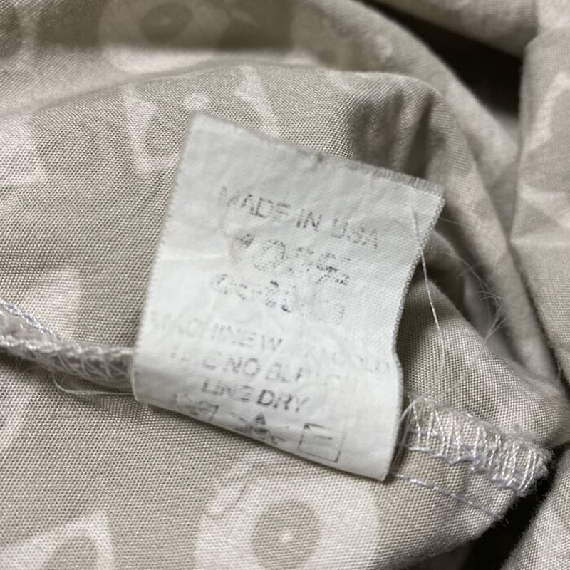 USED】80'S-90'S OLD STUSSY MONOGRAM SHIRT | KON USED】80'S-90'S OLD STUSSY MONOGRAM SHIRT | KON