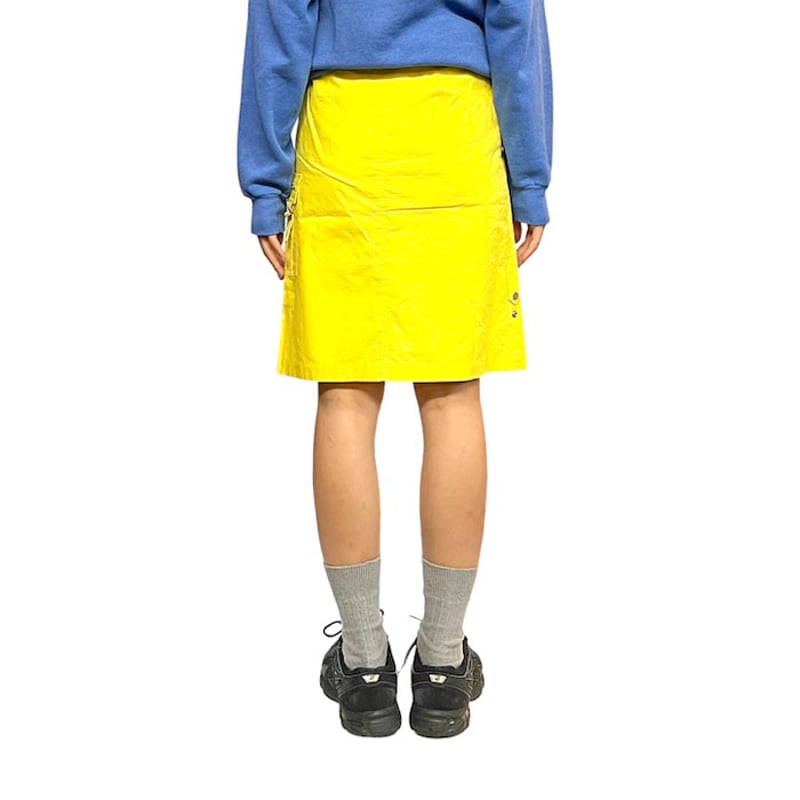 USED】80'S MIGAINO SKIRT YELLOW | KONBINI USED】80'S MIGAINO SKIRT YELLOW | KONBINI