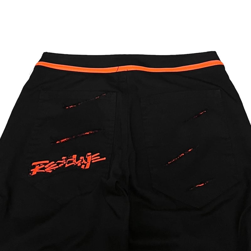 USED】00's RECICLAJE WEAR SUPER FLARE RAVE PANT USED】00's RECICLAJE WEAR SUPER FLARE RAVE PANT