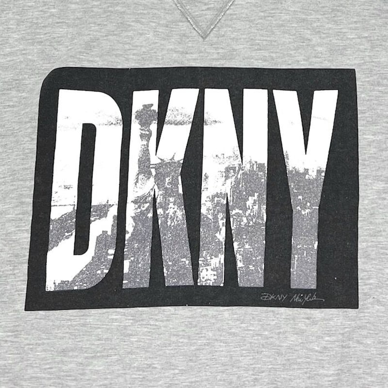 USED】90'S DKNY JEANS STATUE OF LIBERTY LOGO SW USED】90'S DKNY JEANS STATUE OF LIBERTY LOGO SW