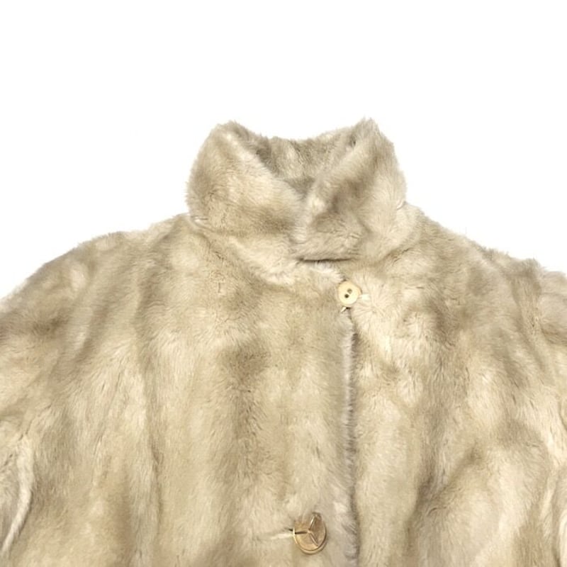 USED】60'S MINCARA Russell Taylor FAUX FUR JACK USED】60'S MINCARA Russell Taylor FAUX FUR JACK