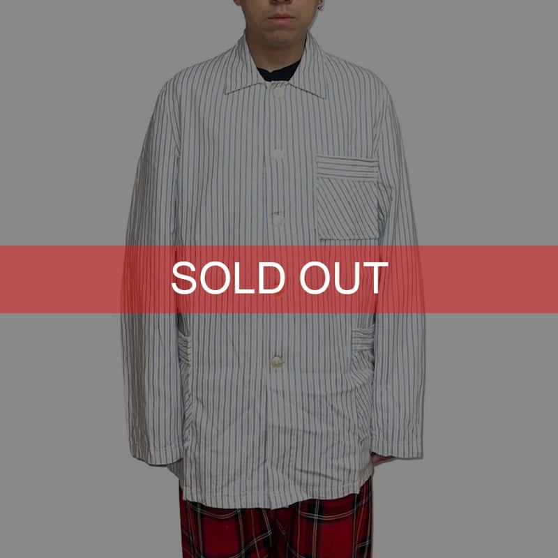 USED】70's CCCP STRIPE WORK SHIRT JACKET③ | KON USED】70's CCCP STRIPE WORK SHIRT JACKET③ | KON