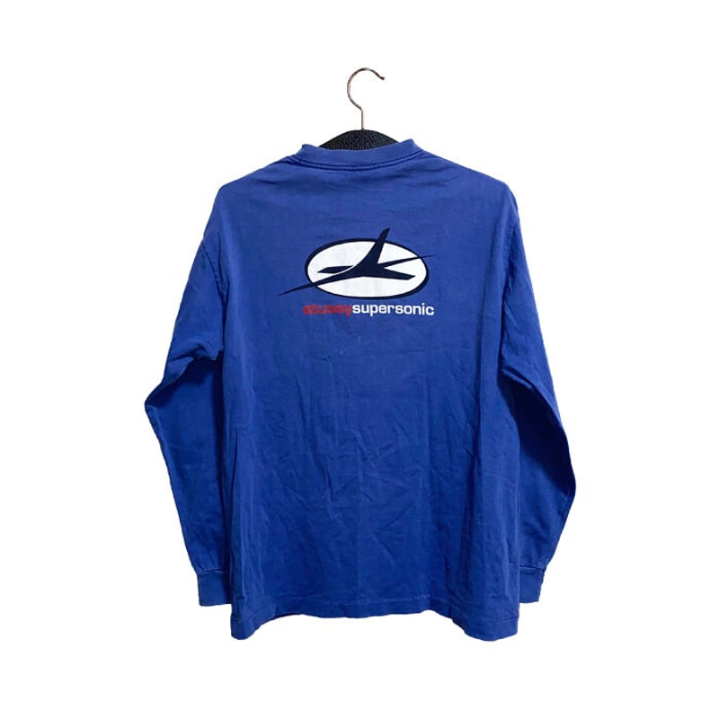 USED】90'S STUSSY SUPER SONIC L/S T-SHIRT | KON USED】90'S STUSSY SUPER SONIC L/S T-SHIRT | KON
