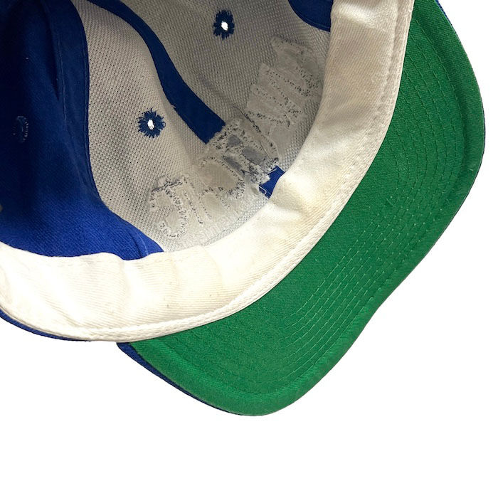 USED】90'S ANARCHIC ADJUSTMENT 6-PANEL CAP BLUE USED】90'S ANARCHIC ADJUSTMENT 6-PANEL CAP BLUE