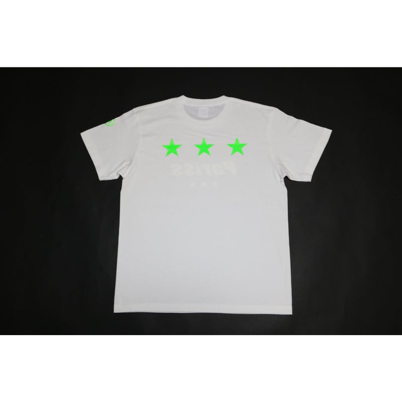 PRロゴ3StarTシャツ【ブラック×蛍光イエロー・ブラック×蛍光 PRロゴ3StarTシャツ【ブラック×蛍光イエロー・ブラック×蛍光