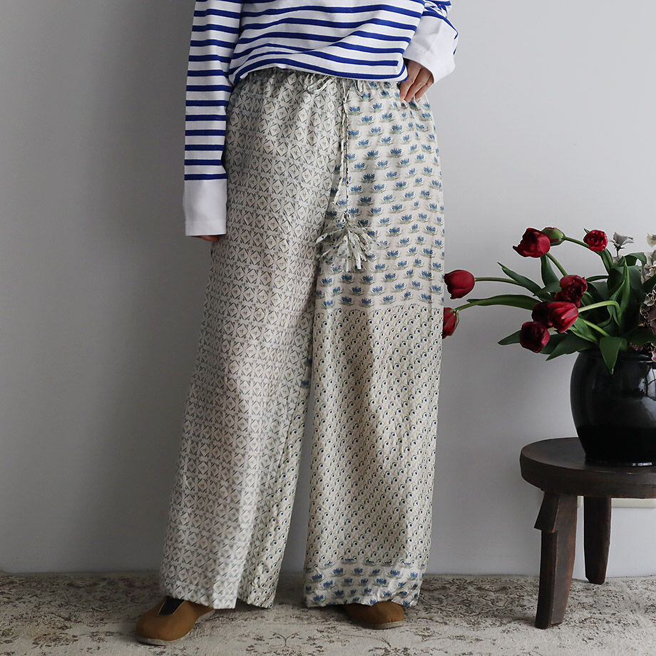 TOWAVASE sarasa silk pants (ivory) | nii-B | WE TOWAVASE sarasa silk pants (ivory) | nii-B | WE