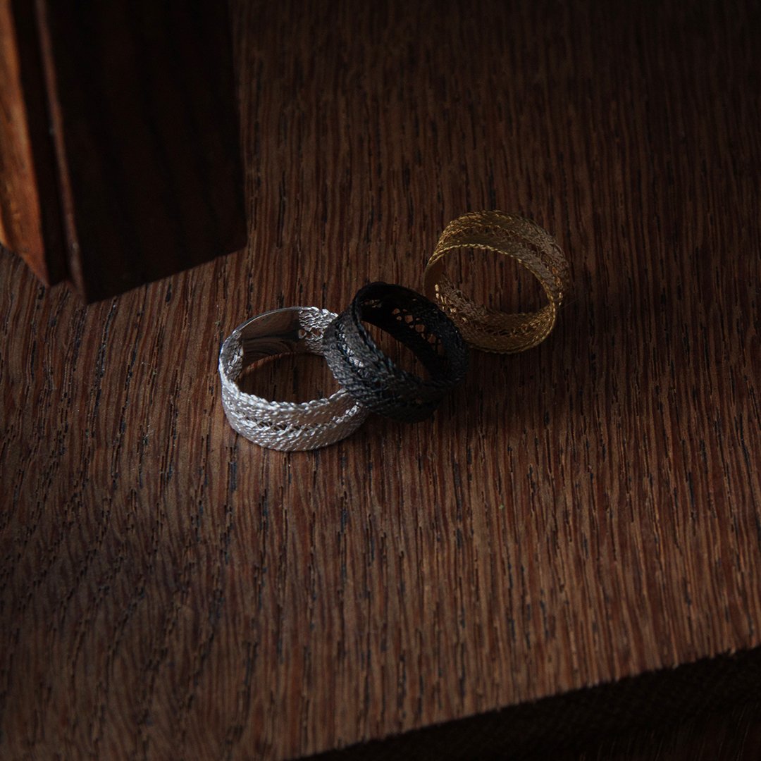 recollection lace ring (M) | MAISON RUBUS. recollection lace ring (M) | MAISON RUBUS.