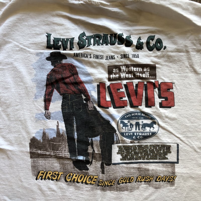 90'sUSA製Levi's プリントTシャツ | CUSTOM FEVER 90'sUSA製Levi's プリントTシャツ | CUSTOM FEVER
