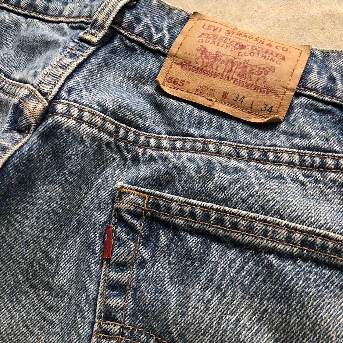 90's USA製Levi's565 W34 LOOSE FIT | CUSTOM FEVER 90's USA製Levi's565 W34 LOOSE FIT | CUSTOM FEVER
