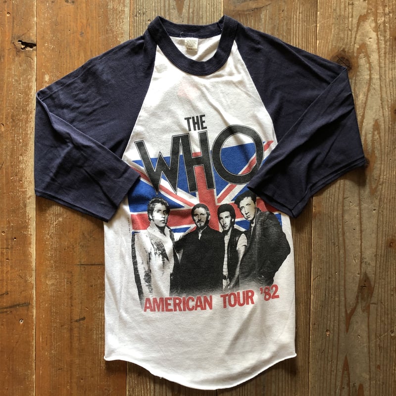 THE WHO AMERICAN TOUR '82 ラグランバンドTシャツ | CUSTOM THE WHO AMERICAN TOUR '82 ラグランバンドTシャツ | CUSTOM