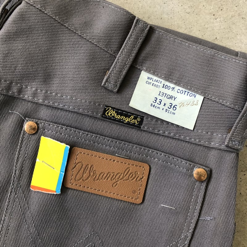 80's USA製 WRANGLER グレーツイルパンツW33×L36 | CUSTOM F 80's USA製 WRANGLER グレーツイルパンツW33×L36 | CUSTOM F