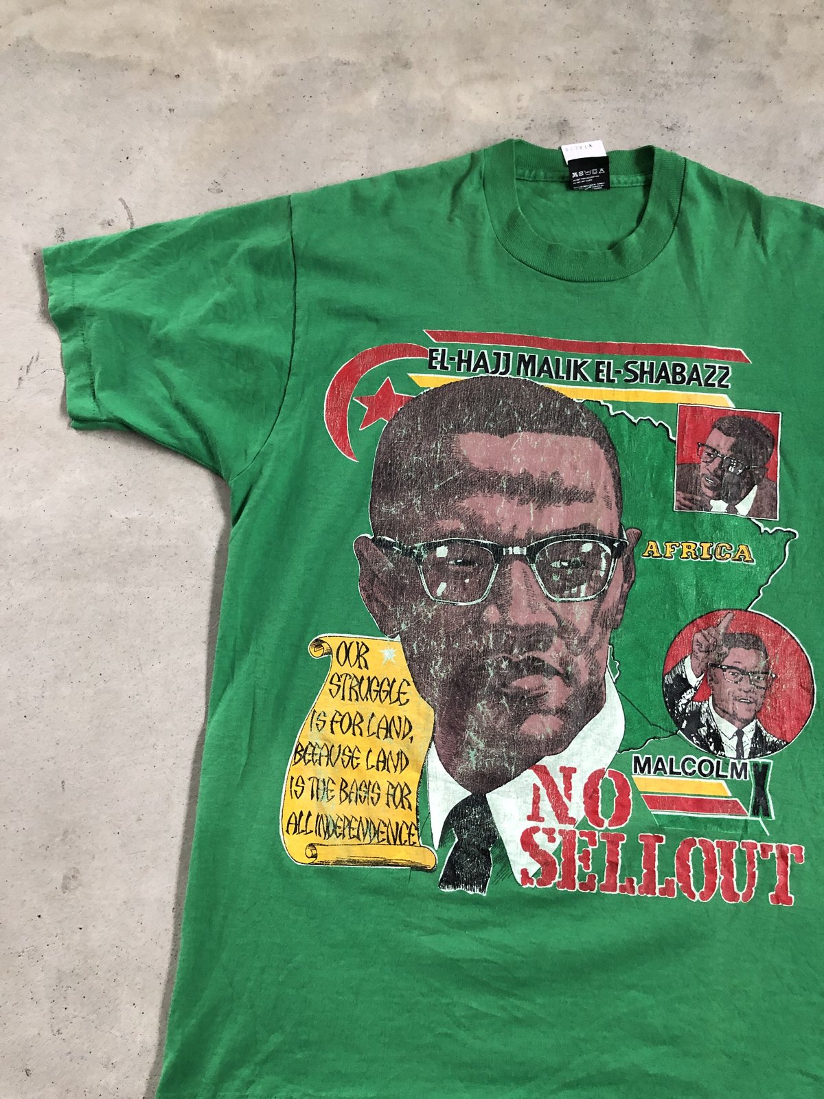 90's Malcom X プリントTシャツ | CUSTOM FEVER 90's Malcom X プリントTシャツ | CUSTOM FEVER