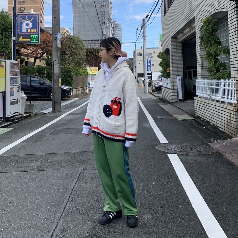 Vintage カウチンカーディガン ボーリング🎳ショールカラー Vintage カウチンカーディガン ボーリング🎳ショールカラー