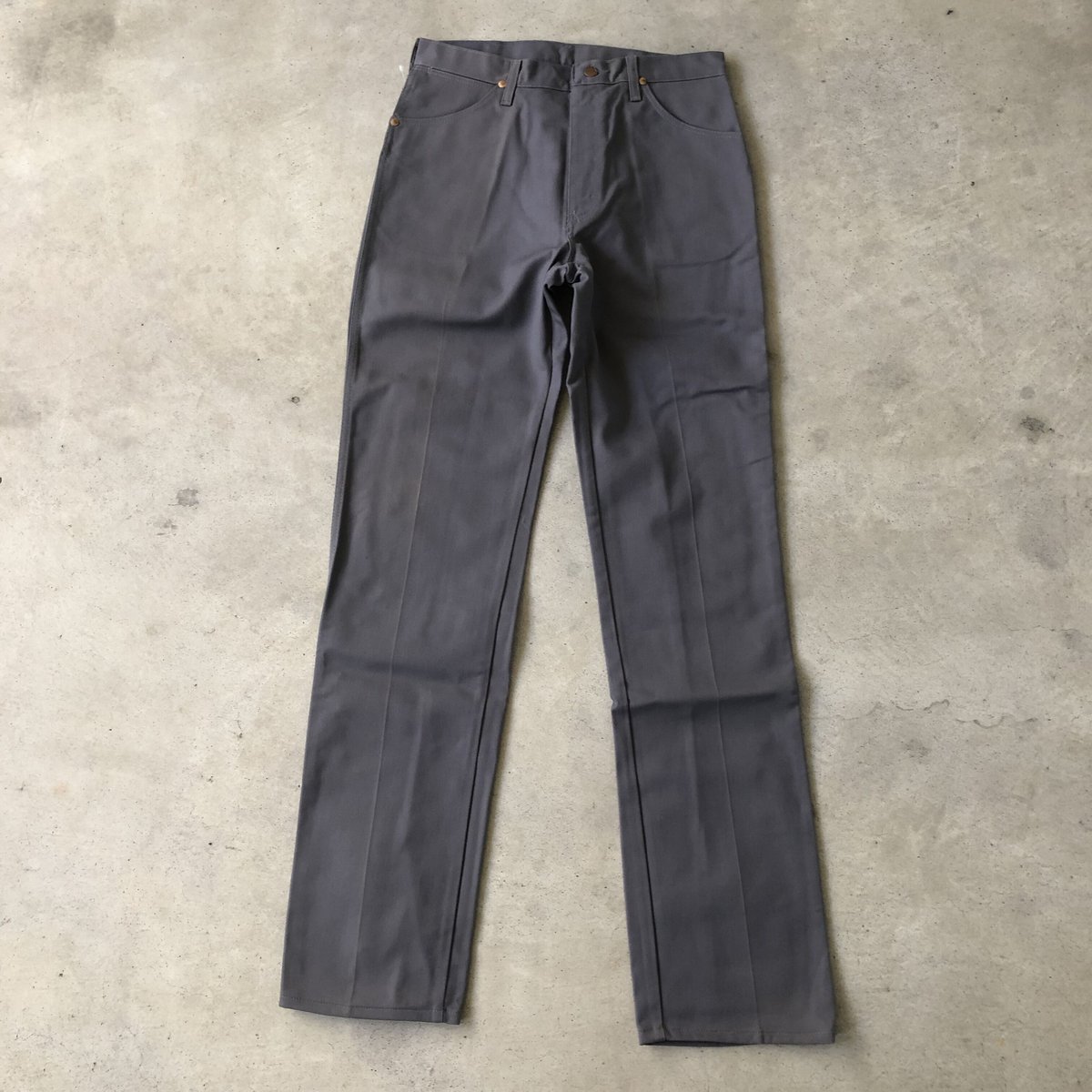 80's USA製 WRANGLER グレーツイルパンツW33×L36 | CUSTOM F 80's USA製 WRANGLER グレーツイルパンツW33×L36 | CUSTOM F