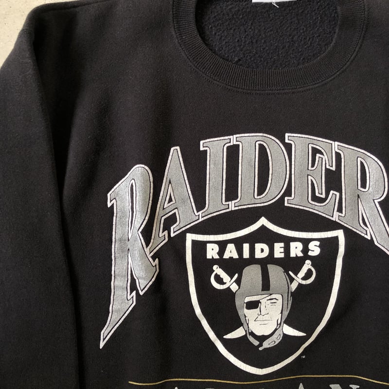 90's USA製 OAKLAND RAIDERS プリントスウェット | CUSTOM F 90's USA製 OAKLAND RAIDERS プリントスウェット | CUSTOM F
