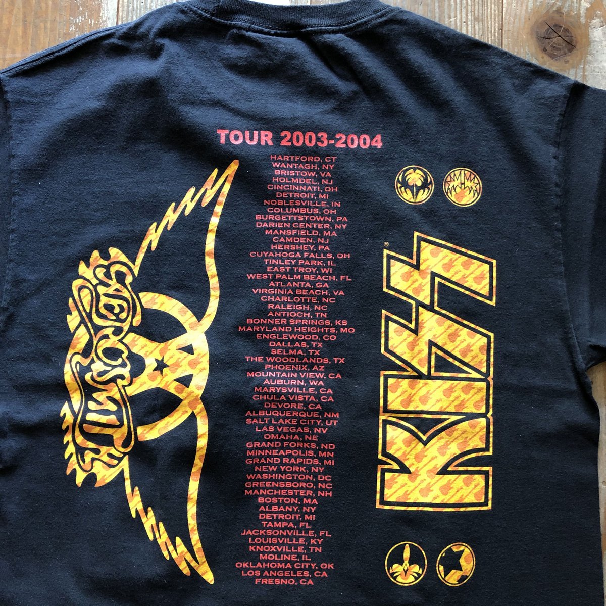 AEROSMITH & KISS バンドTシャツ | CUSTOM FEVER AEROSMITH & KISS バンドTシャツ | CUSTOM FEVER
