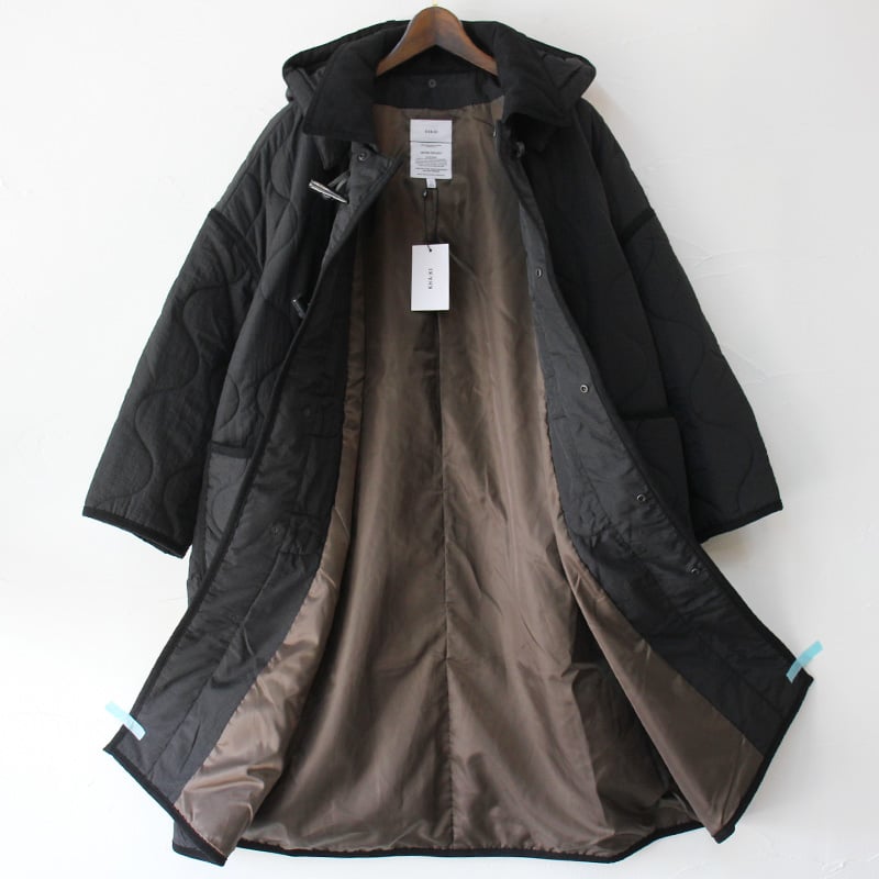 KHA:KI カーキ MIL QUILT DUFFLE COAT ミリタリーキルトダッフル KHA:KI カーキ MIL QUILT DUFFLE COAT ミリタリーキルトダッフル
