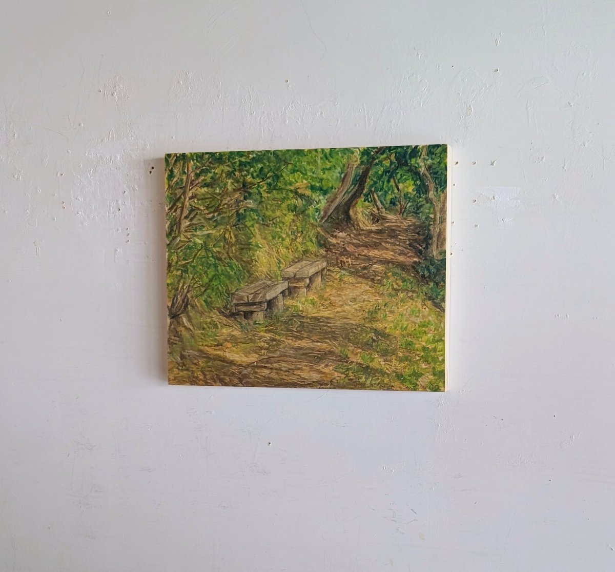 マメイケダ：「山道のベンチ」 | nowaki