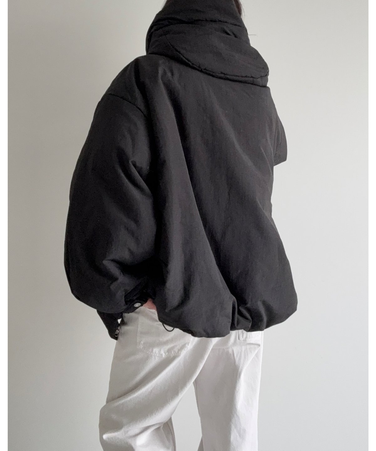 hooded padding blouson | Un sourire.