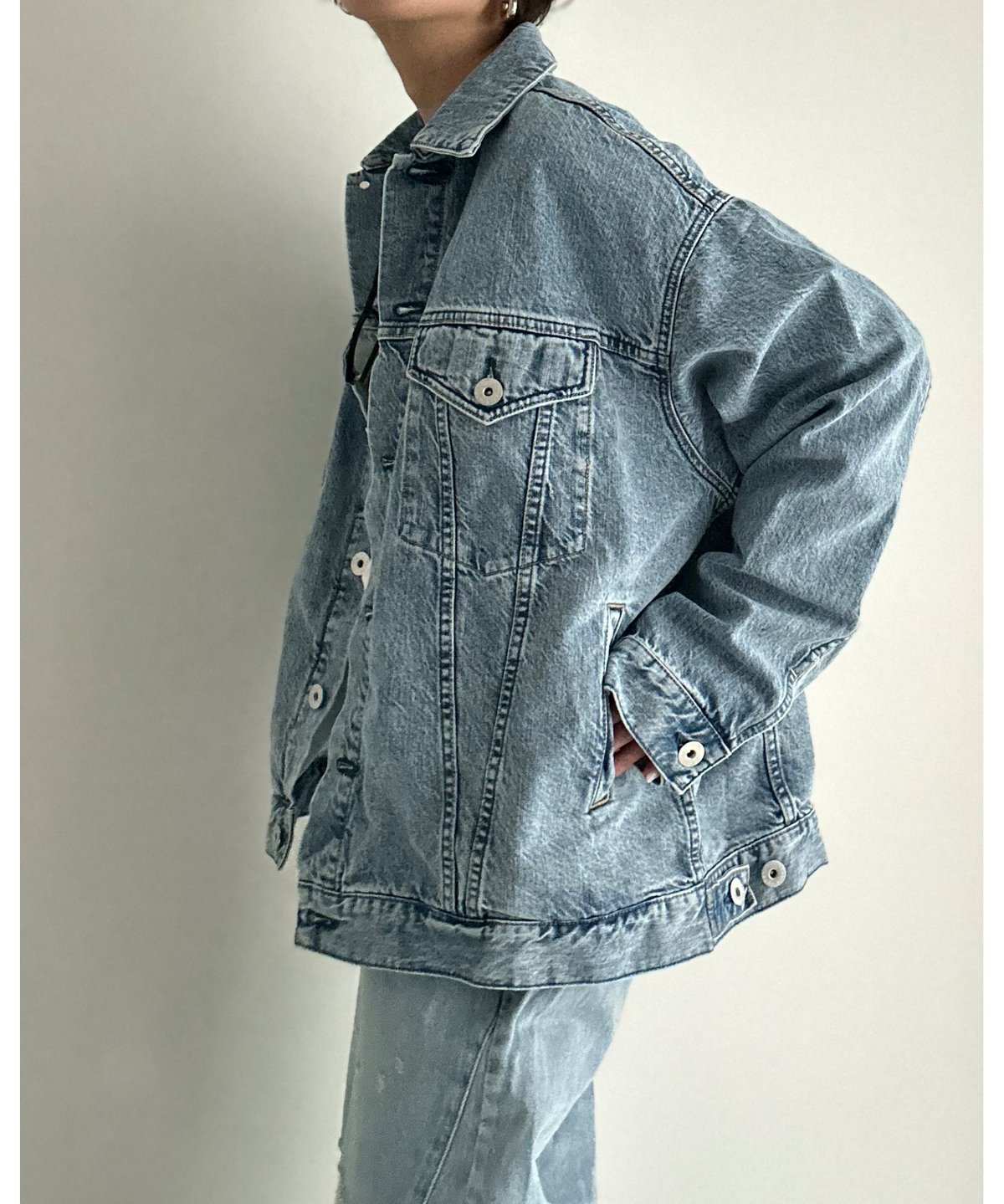 the big denim jacket／upper hights | Un sourire.