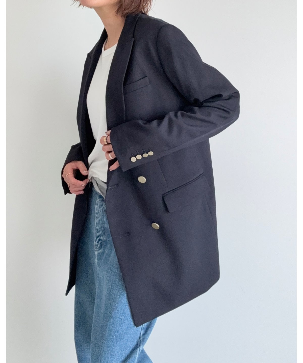 dobby skin blazer | Un sourire.