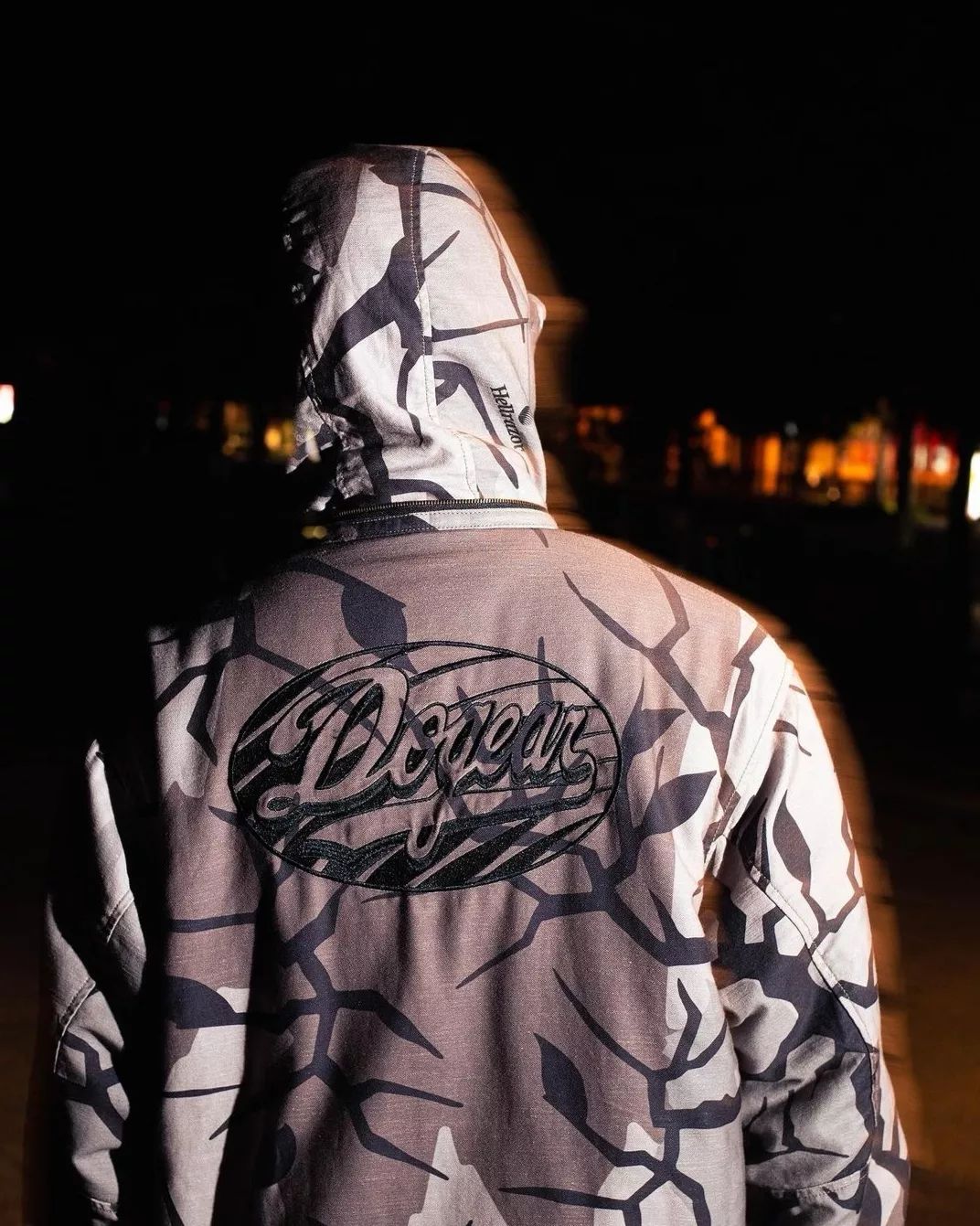 HELLRAZOR M65 CITY TREE CAMO ARMY JACKET - BLAC HELLRAZOR M65 CITY TREE CAMO ARMY JACKET - BLAC