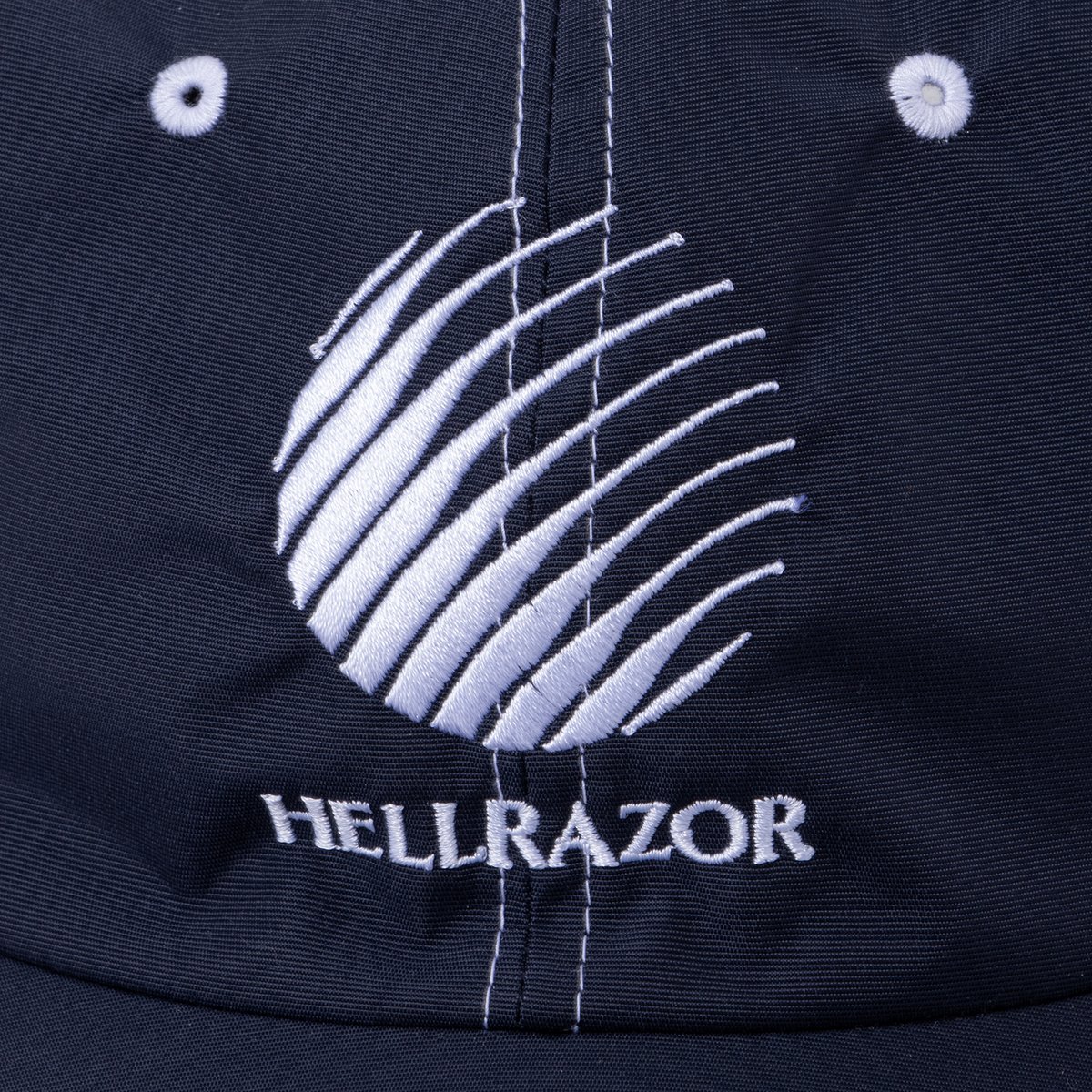 HELLRAZOR BIG LOGO NYLON 6PANEL CAP - NAVY | BO...