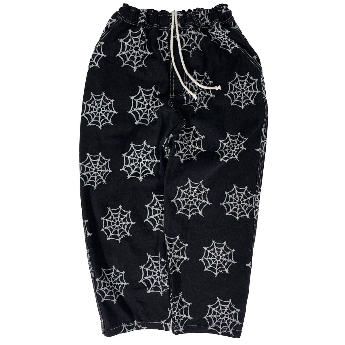 TELEVISISTAR WEB DENIM BAGGY OG PANTS - JET BLA...
