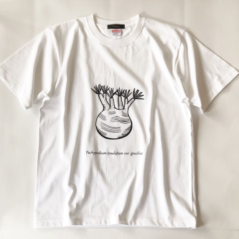 グラキリスプリントTシャツ ホワイト*oneno* | inoka+kreha グラキリスプリントTシャツ ホワイト*oneno* | inoka+kreha