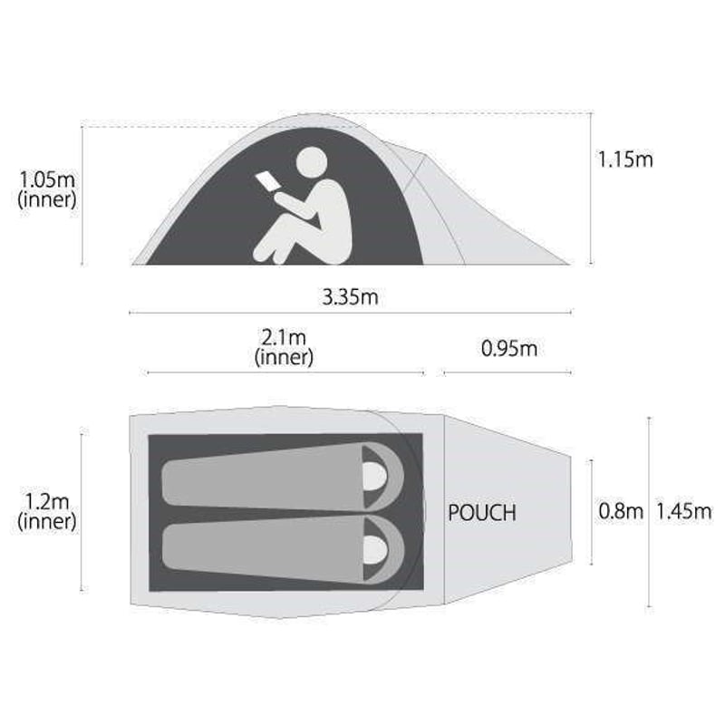 MURACO(ムラコ) NIMBUS 2P | CLIMB STORE MURACO(ムラコ) NIMBUS 2P | CLIMB STORE