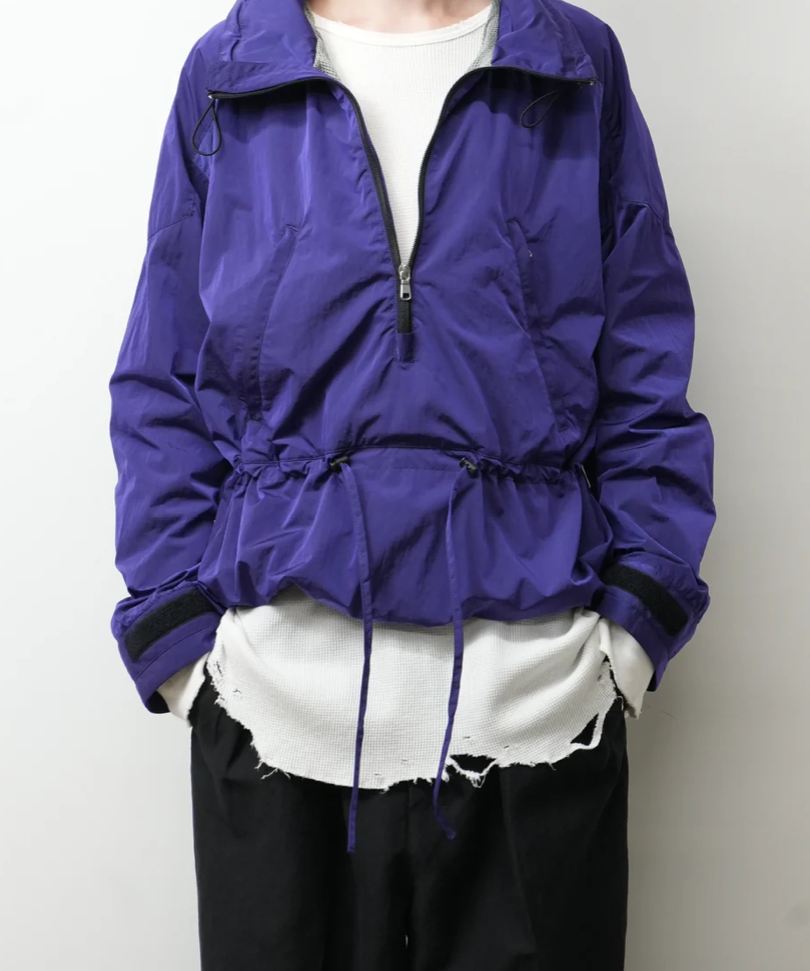 ANCELLM(アンセルム)】NYLON PULLOVER JACKET -PURPLE | ANCELLM(アンセルム)】NYLON PULLOVER JACKET -PURPLE |
