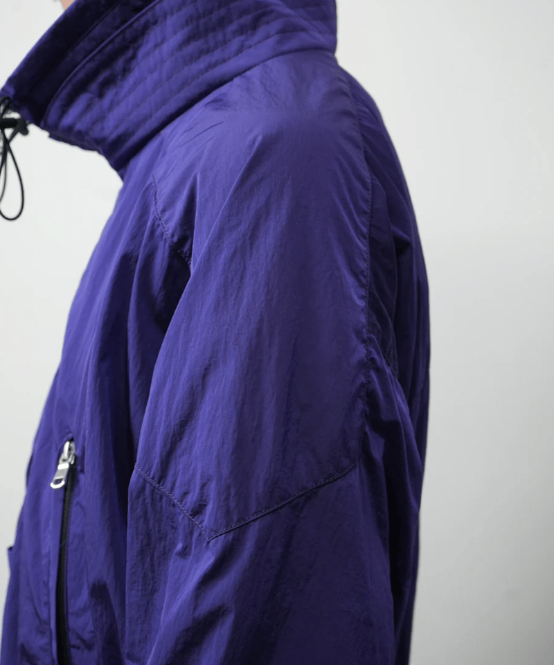 ANCELLM(アンセルム)】NYLON PULLOVER JACKET -PURPLE | ANCELLM(アンセルム)】NYLON PULLOVER JACKET -PURPLE |
