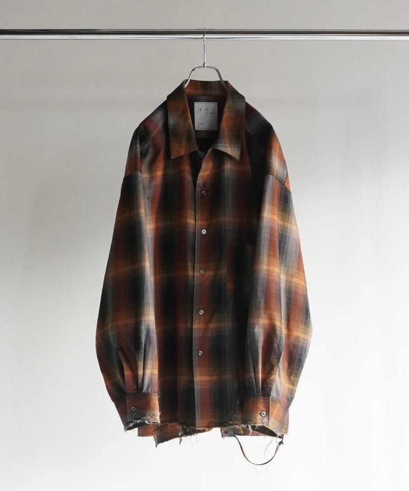 ANCELLM(アンセルム)】R/C CHECK CRASH LS SHIRT – RED/ ANCELLM(アンセルム)】R/C CHECK CRASH LS SHIRT – RED/
