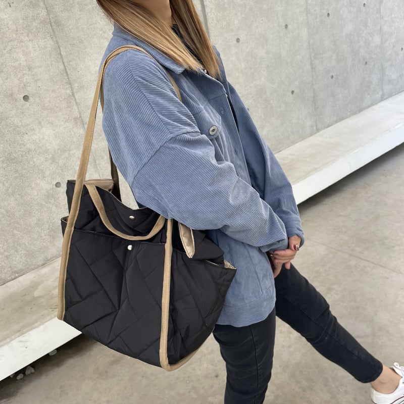 キルティング2WAYトートバッグ(3color) | COPINE キルティング2WAYトートバッグ(3color) | COPINE