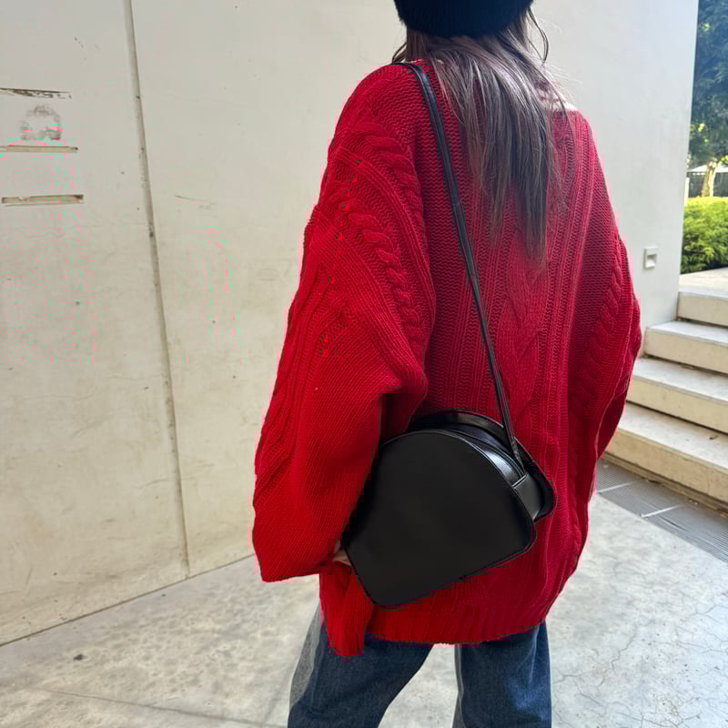 ハーフムーンショルダーバッグ(3color) | COPINE ハーフムーンショルダーバッグ(3color) | COPINE