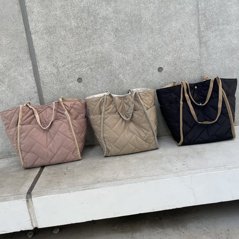 キルティング2WAYトートバッグ(3color) | COPINE キルティング2WAYトートバッグ(3color) | COPINE