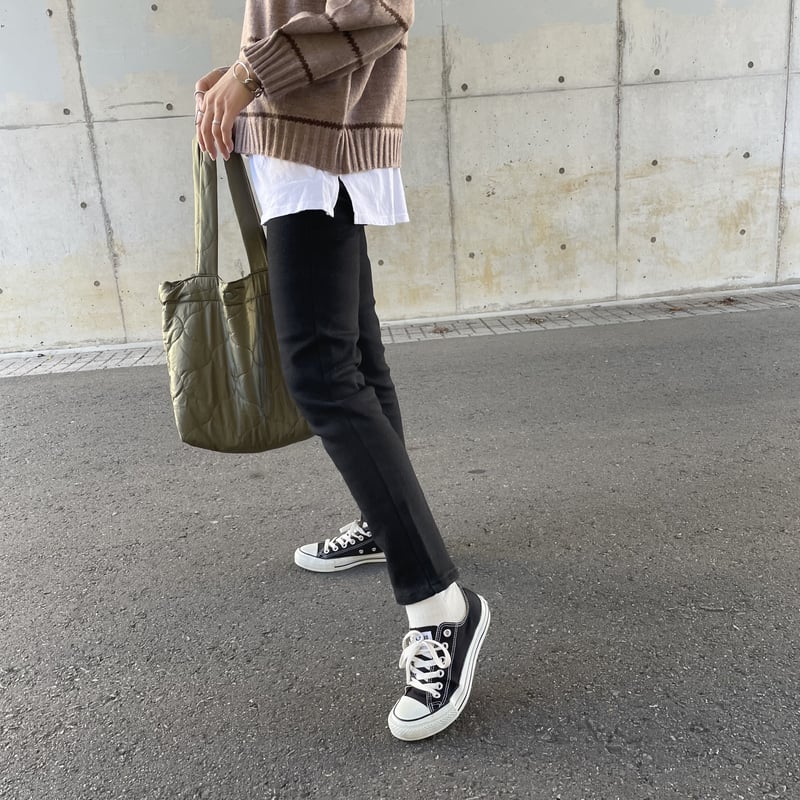 裏起毛ストレッチブラックスキニーデニム(3size) | COPINE 裏起毛ストレッチブラックスキニーデニム(3size) | COPINE